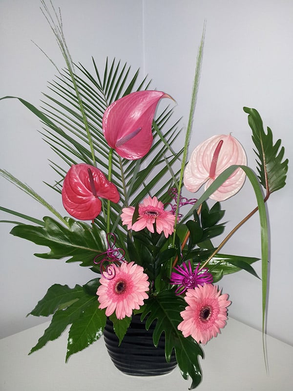 Composition fleurs sur-mesure, fleuriste large choix gamme - Tutti Fleurie